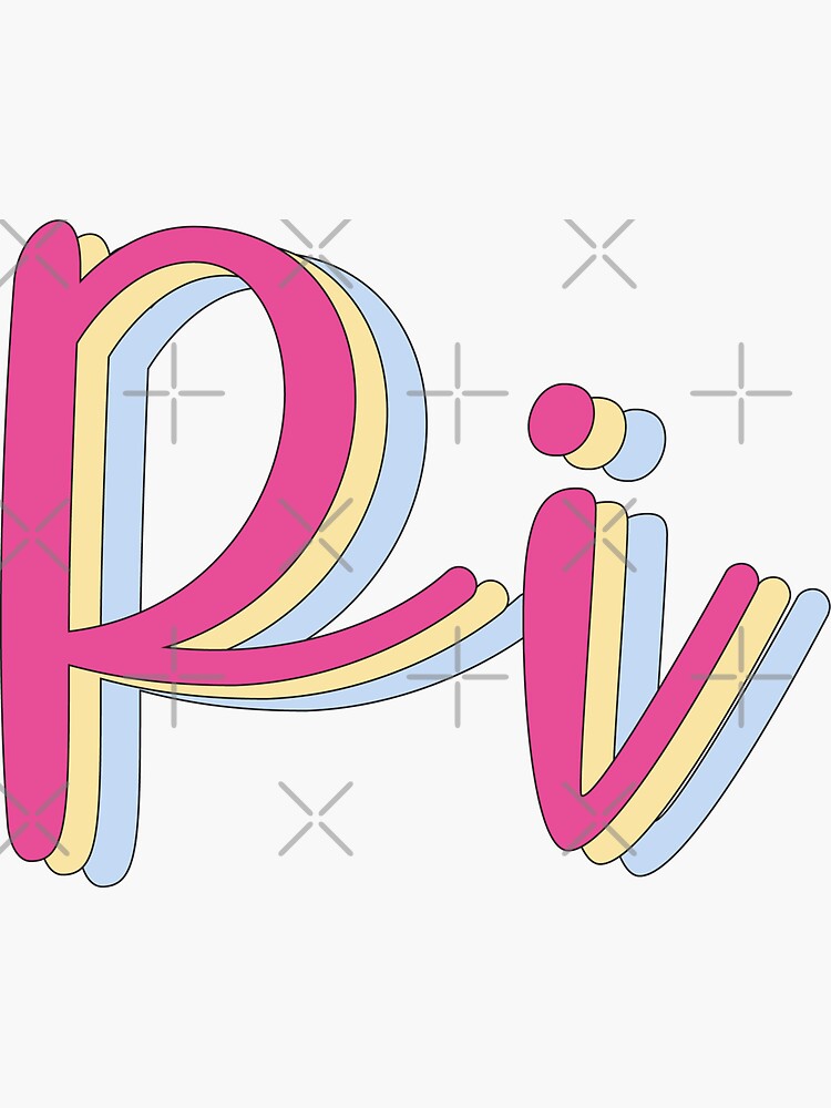 "Pi" Sticker for Sale by LFariaDesign | Redbubble