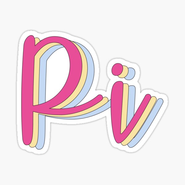 "Pi" Sticker for Sale by LFariaDesign | Redbubble