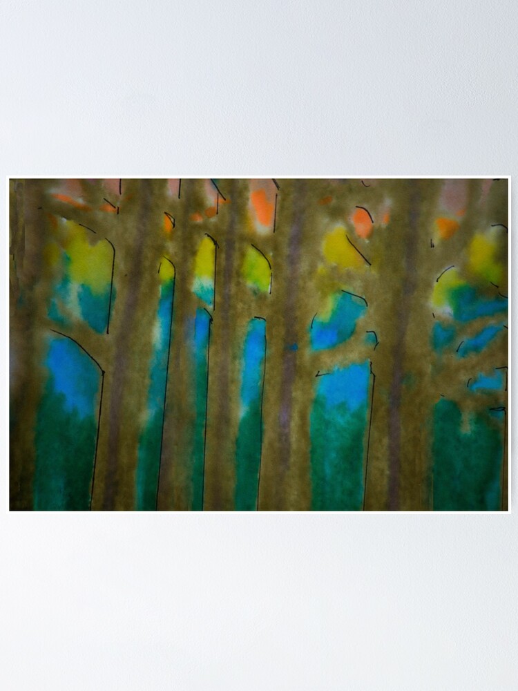 "Tree Grove" Poster for Sale by moregoodart | Redbubble