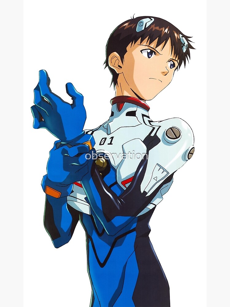 Póster «Shinji Ikari - Neon Genesis Evangelion» de observation | Redbubble