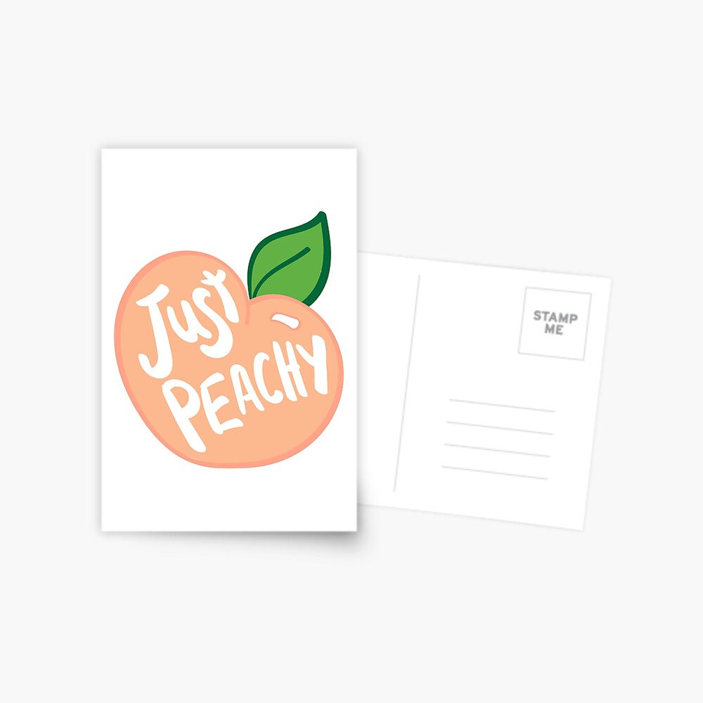 "Just Peachy" Sticker for Sale by LFariaDesign | Redbubble
