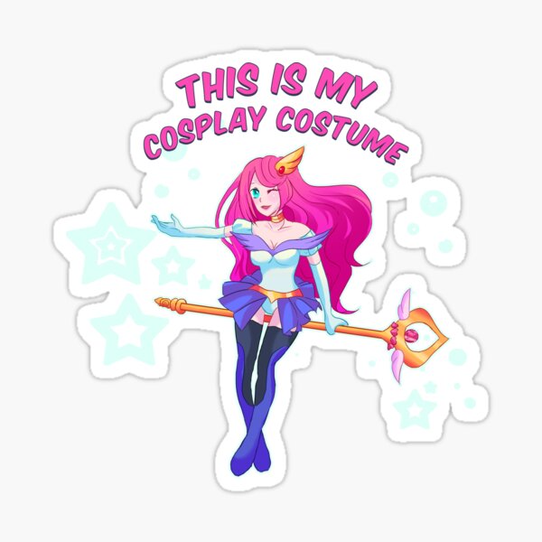 "Anime Cosplay Costume Kawaii Otaku Convention Gift" Sticker for Sale ...