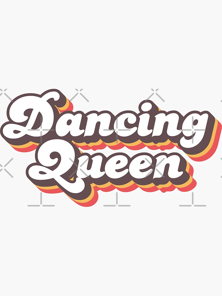 "Dancing Queen | Vintage 1970s Retro Disco" Sticker for Sale by jasebro ...