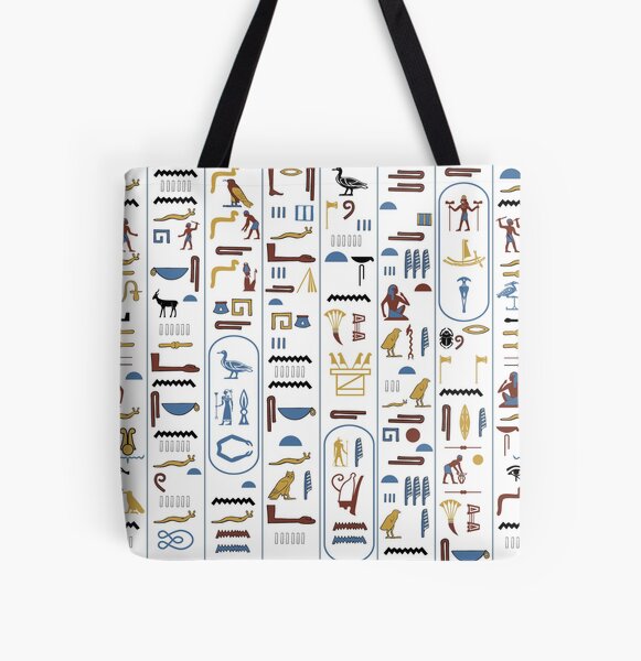 "Pharaoh Hieroglyphs Ancient Civilization Egypt" Tote Bag for Sale by ...
