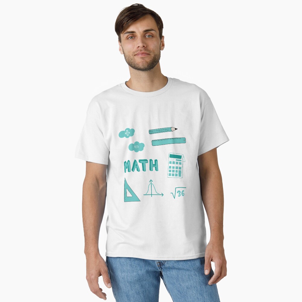 "Teal Math School Subject Sticker Pack" Sticker for Sale by The-Goods ...