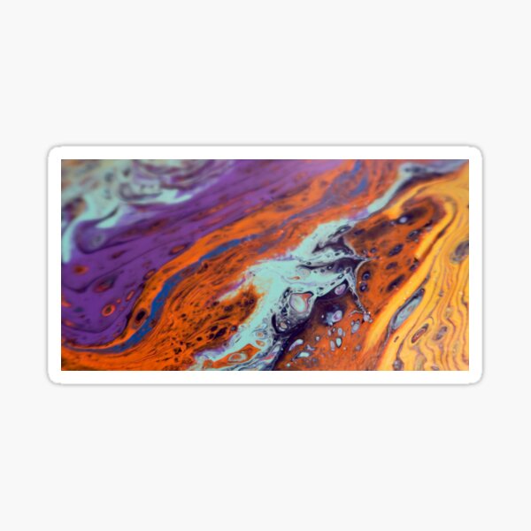 "Smooth Glide" Sticker for Sale by AbrorschachArt | Redbubble