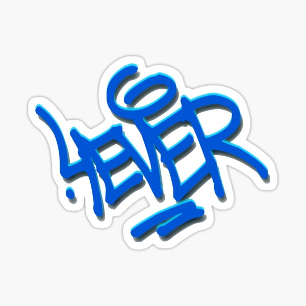 "Graffiti Tag - 4Ever, forever" Sticker for Sale by FFelder | Redbubble