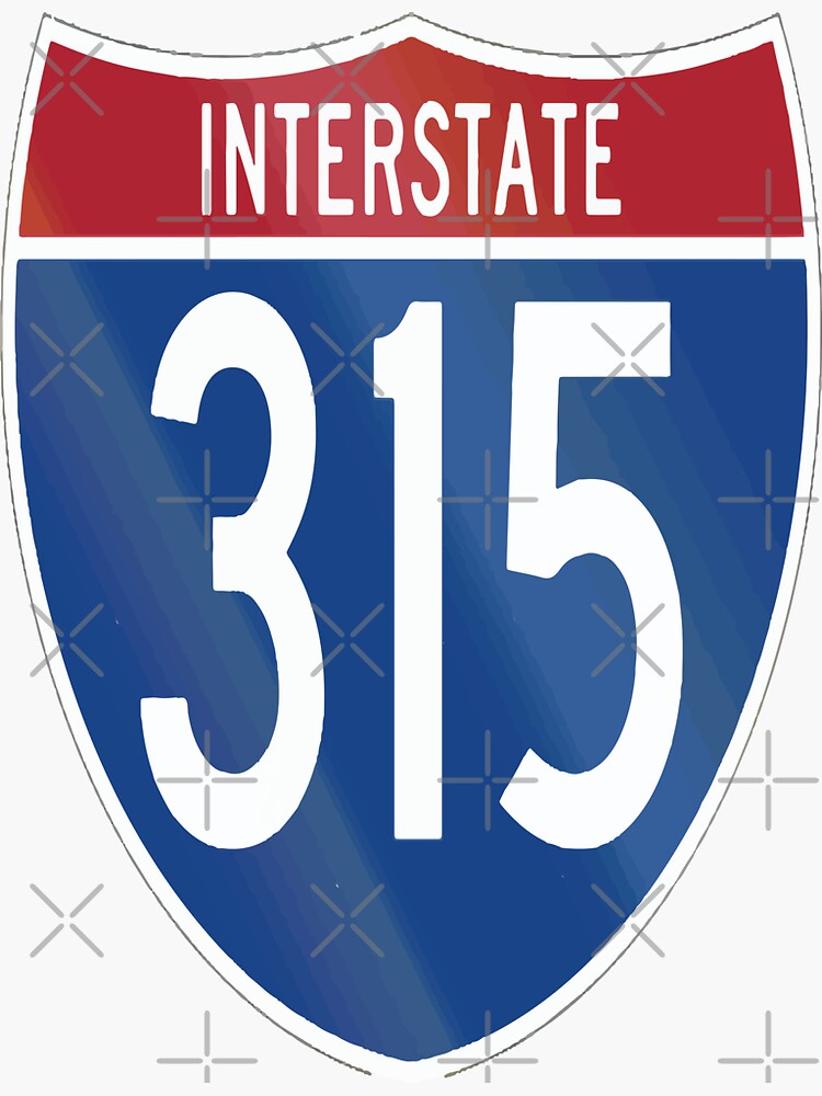 "Interstate 315 I-315 15 Business Interstate Highway System in the ...