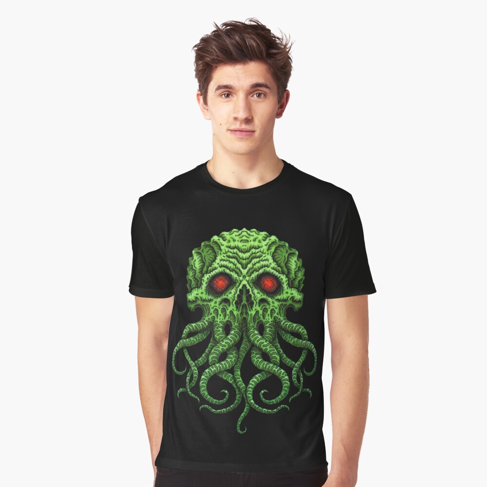 "Cthulhu Skull - Azhmodai 2019" Sticker for Sale by Azhmodai | Redbubble