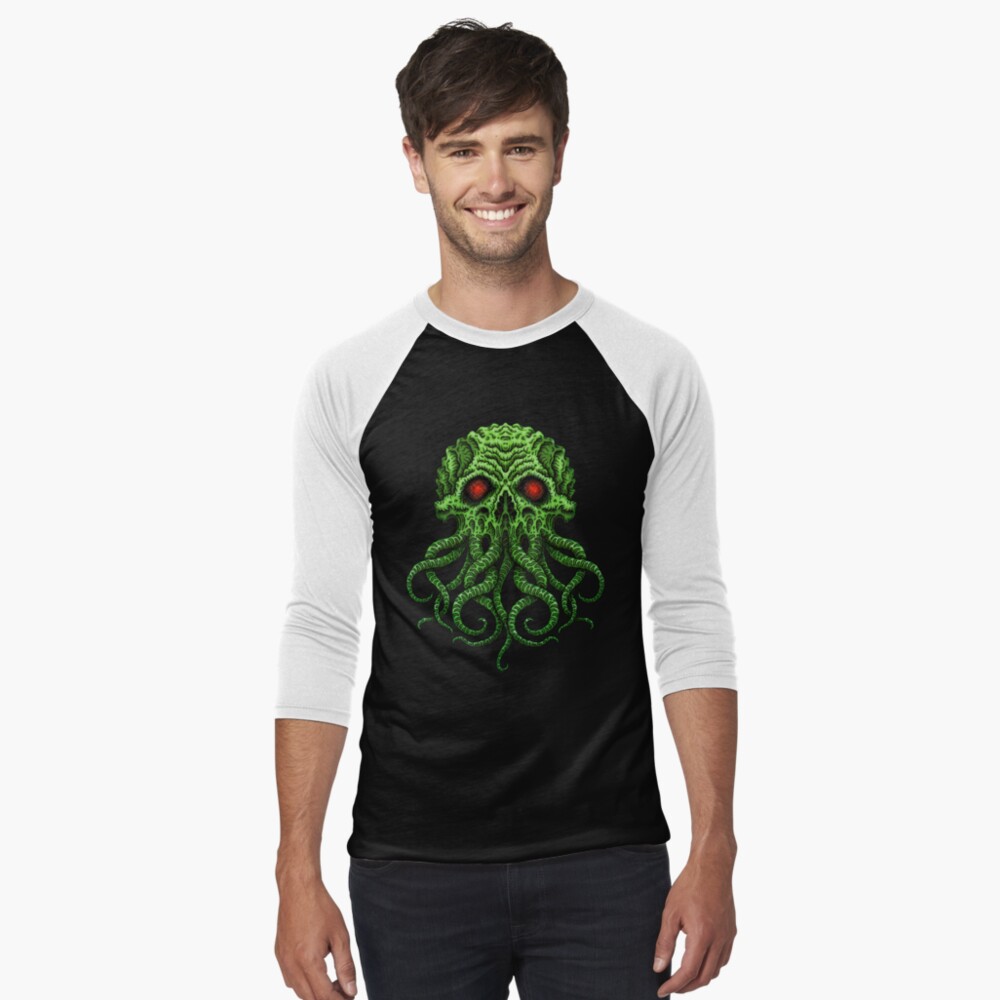 "Cthulhu Skull - Azhmodai 2019" Sticker for Sale by Azhmodai | Redbubble