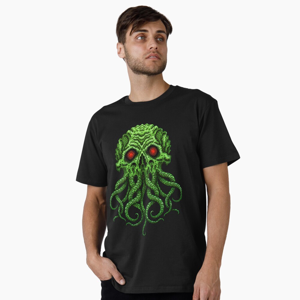 "Cthulhu Skull - Azhmodai 2019" Sticker for Sale by Azhmodai | Redbubble