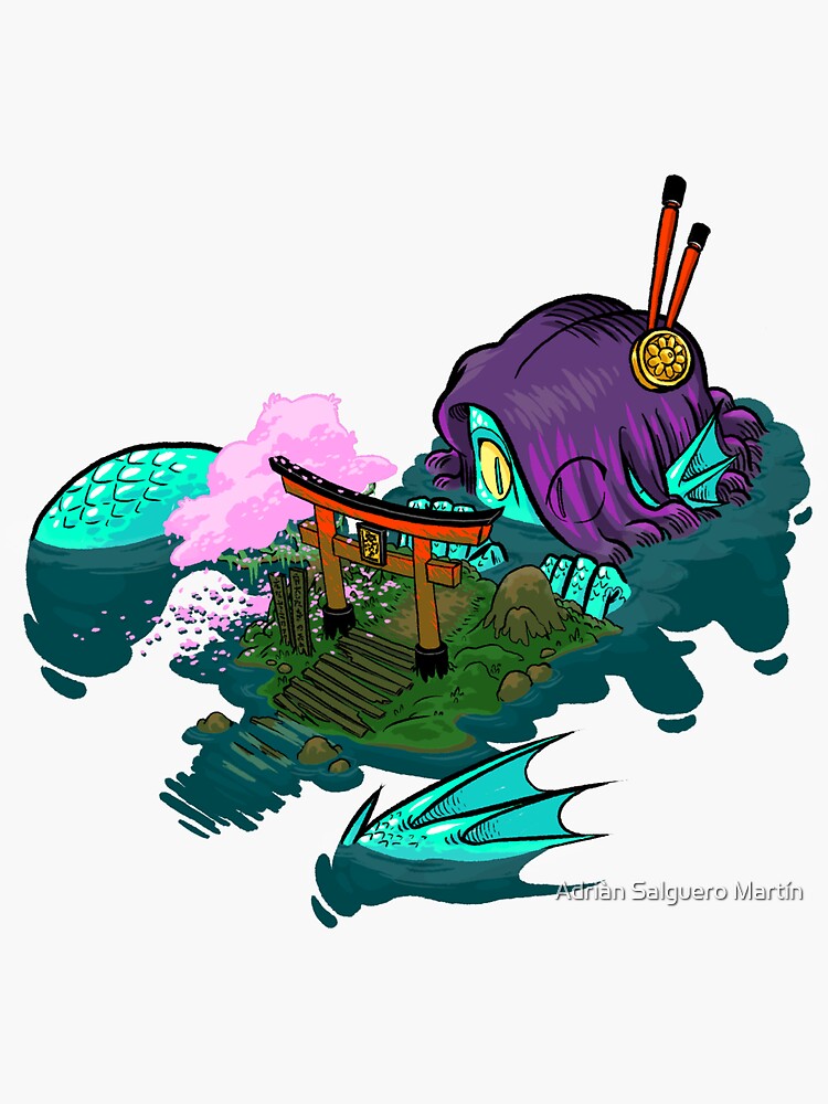 "Curious Creature" Sticker by itadakki | Redbubble