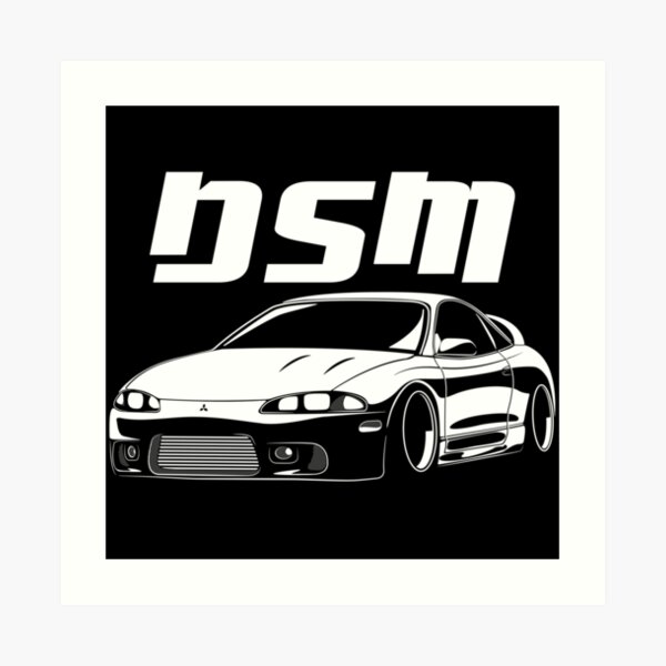 "2G DSM Eclipse" Art Print by Turboosted | Redbubble