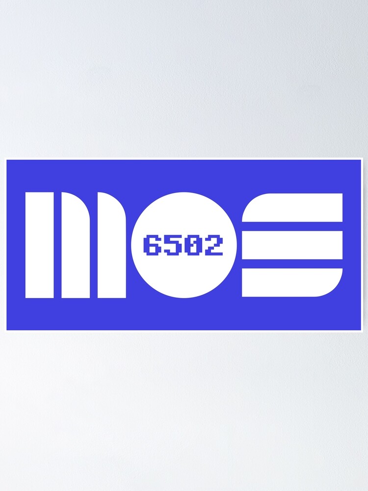 "MOS Sid Chip 6502" Poster for Sale by ccorkin | Redbubble