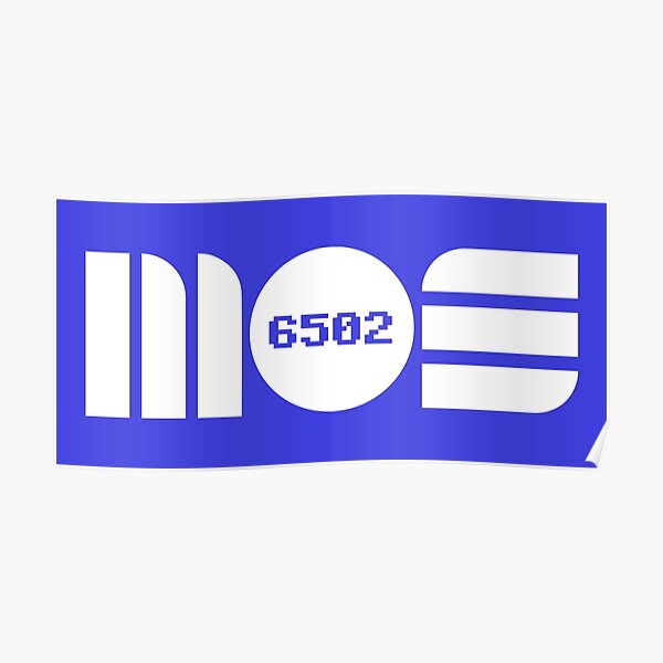 "MOS Sid Chip 6502" Poster for Sale by ccorkin | Redbubble