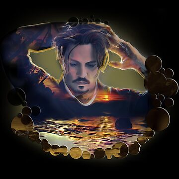 "johnny" Sticker by Cylevieart | Redbubble