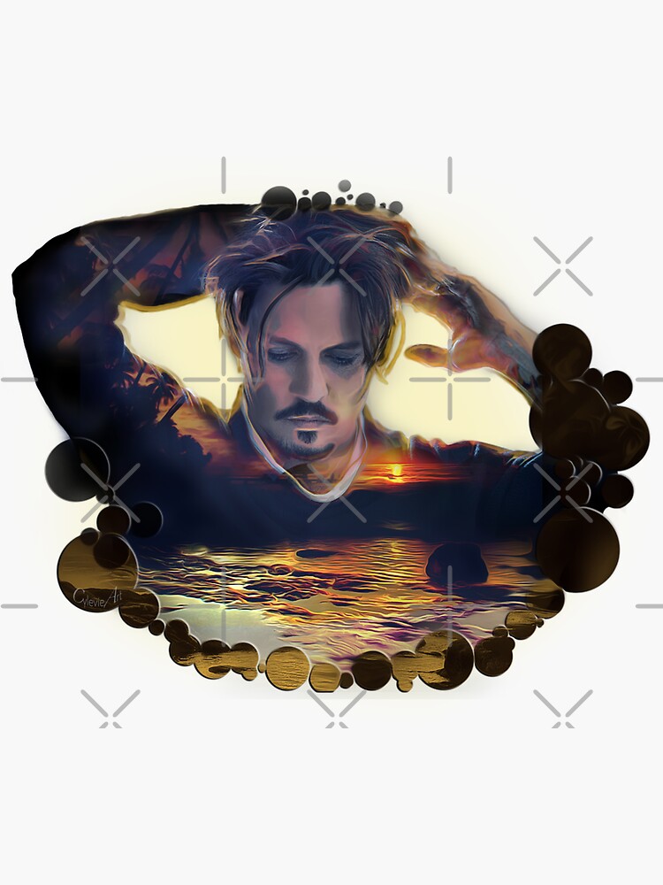 "johnny" Sticker by Cylevieart | Redbubble