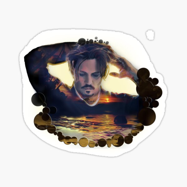 "johnny" Sticker by Cylevieart | Redbubble