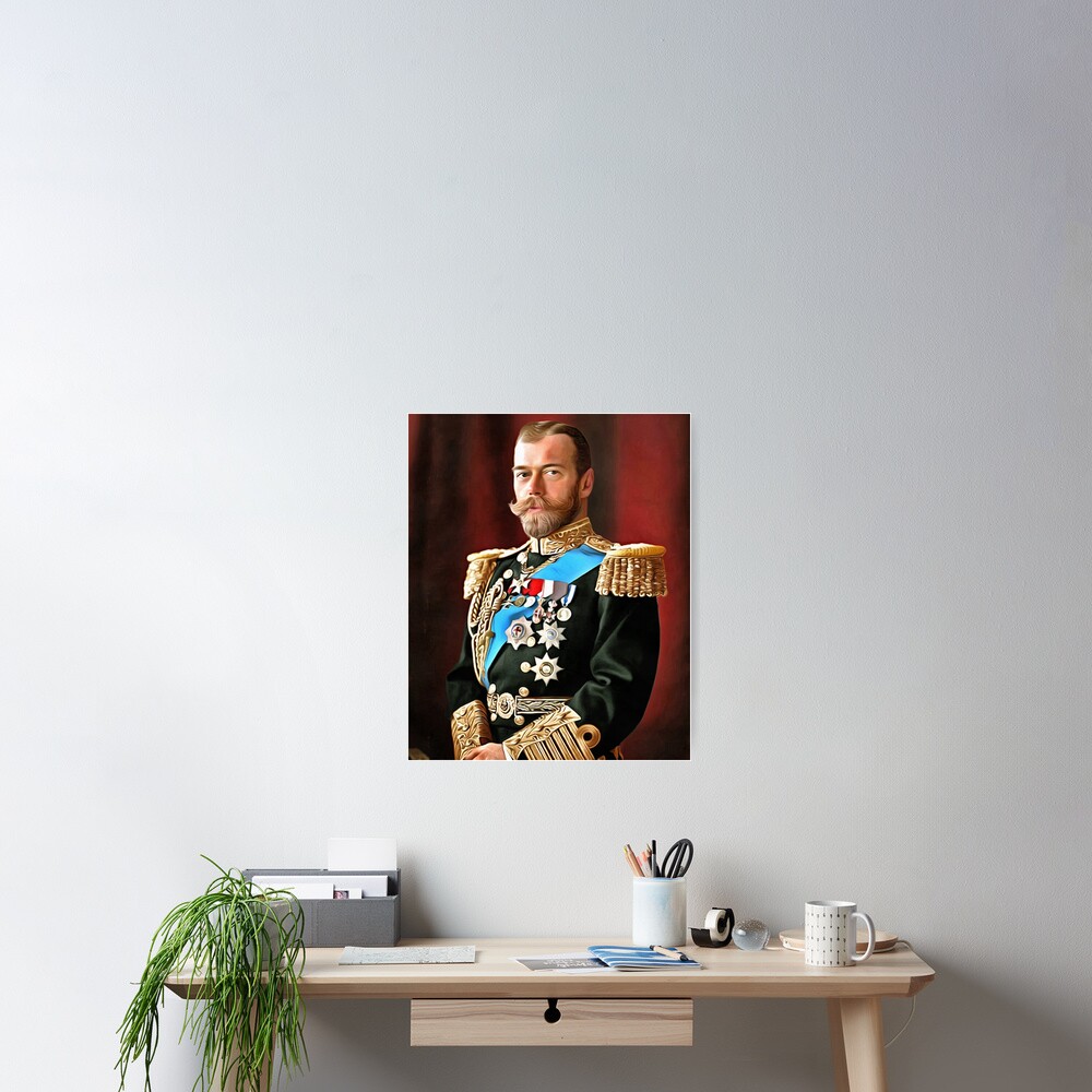 "Tsar Nicholas II of Russia" Poster by Komandor-szep | Redbubble