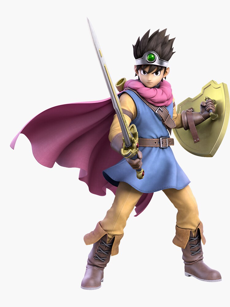 "Erdrick Smash Render" Sticker by TheSmashStash | Redbubble