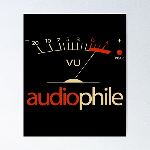 "VU Meter Hi-Fi Vintage Stereo Audiophile" Poster by leroygomez | Redbubble