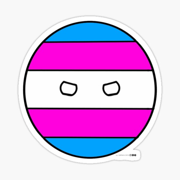 "Trans Face" Sticker by LGBTQIACOMIX | Redbubble