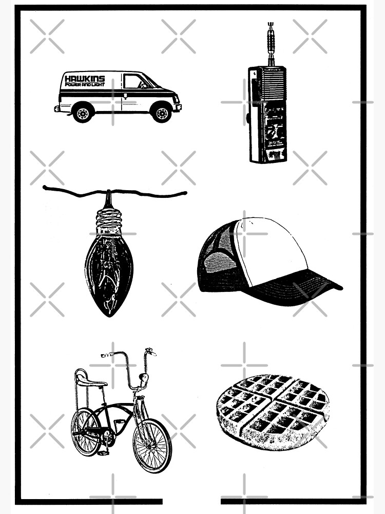 "Stranger Things - 6 elements " Photographic Print for Sale by Cero81 ...