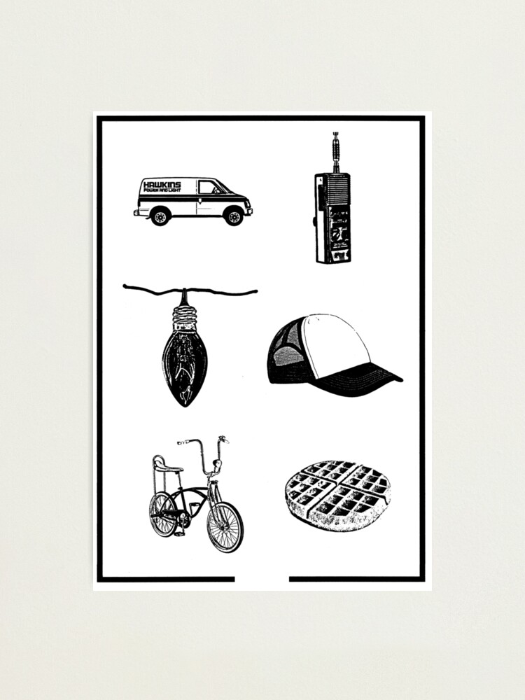 "Stranger Things - 6 elements " Photographic Print for Sale by Cero81 ...