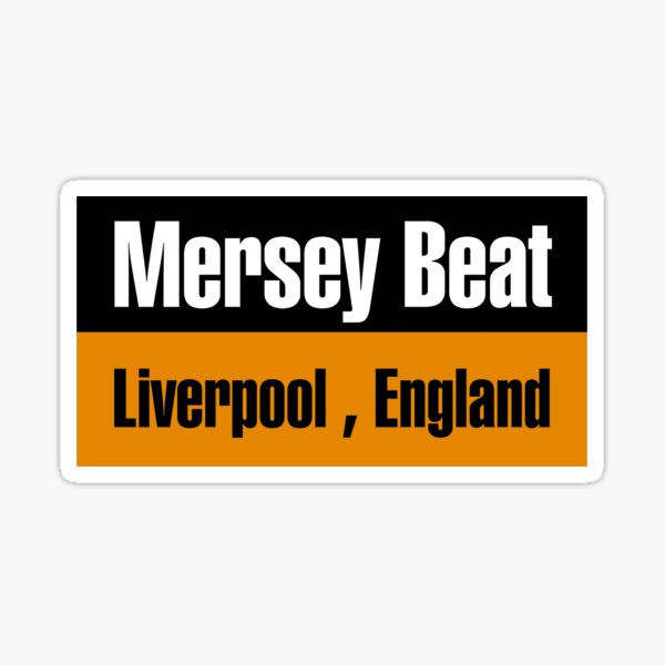 "Mersey Beat Liverpool England" Sticker for Sale by troni | Redbubble
