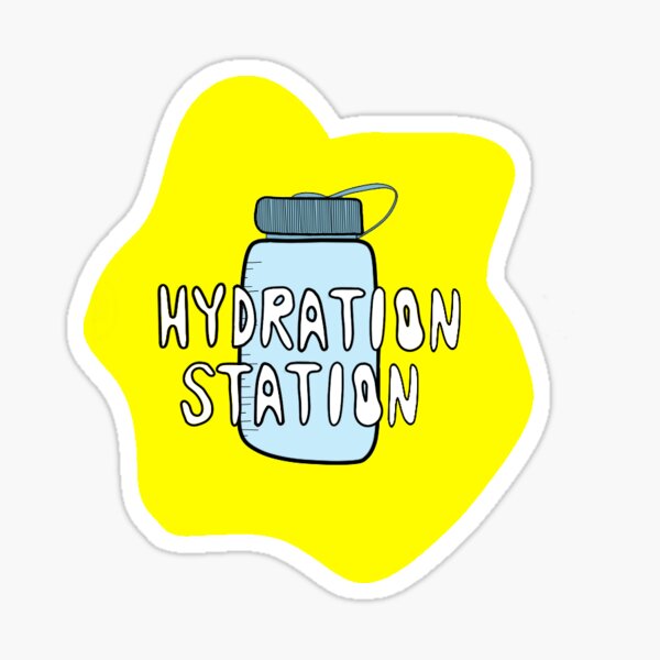 "Hydration Station Water Bottle Sticker | Sammi Lynn Photography ...