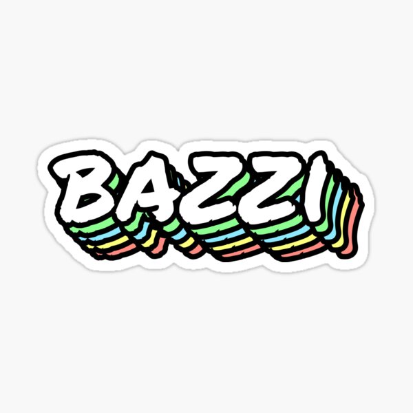 "bazzi retro" Sticker by danielleblack04 | Redbubble