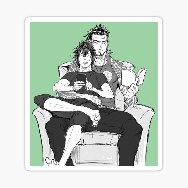 "Cuddling" Sticker for Sale by pinchess07 | Redbubble