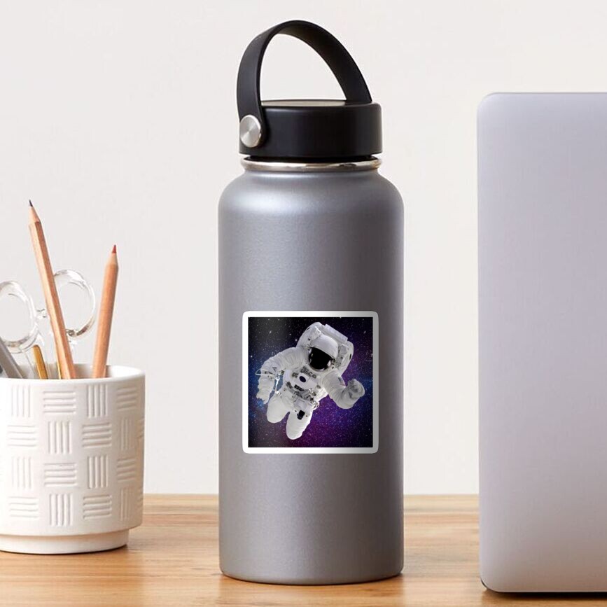 "Galaxy Space Astronaut" Sticker by AlaskaGirl | Redbubble