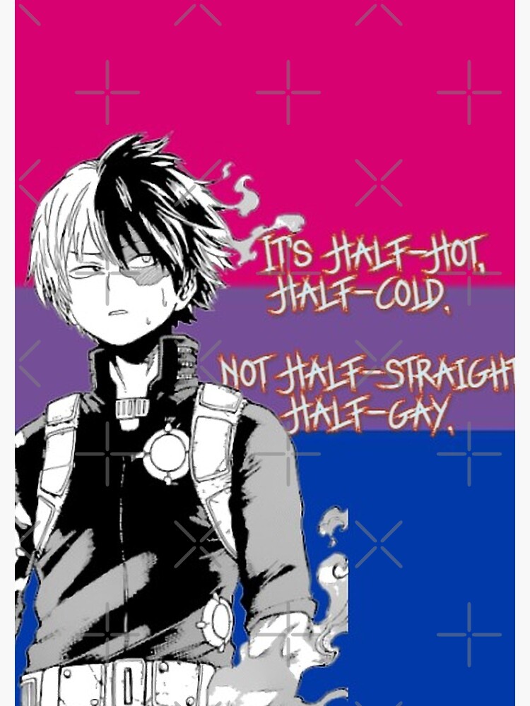 "My Hero Academia Todoroki Bisexual Pride Flag" Spiral Notebook for ...