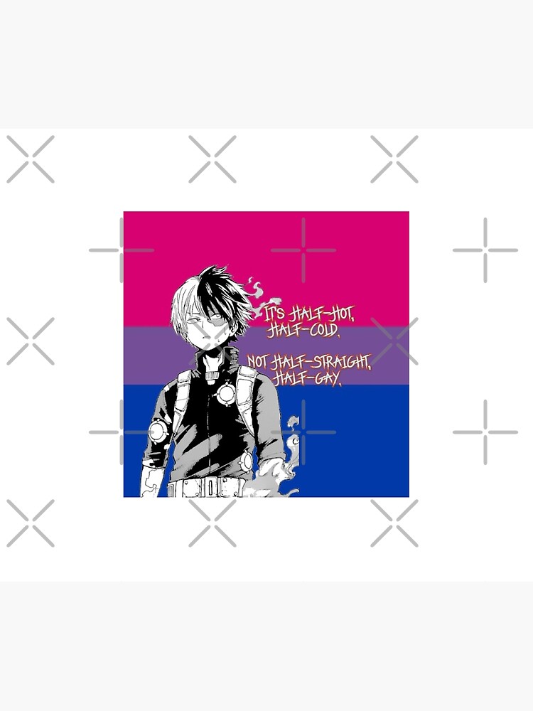 "My Hero Academia Todoroki Bisexual Pride Flag" Tapestry for Sale by ...