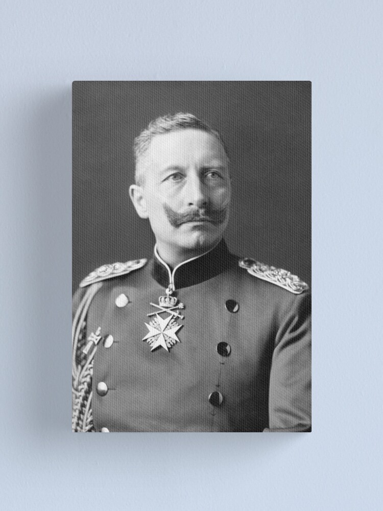 "Kaiser Wilhelm II Portrait - 1902" Canvas Print for Sale by ...