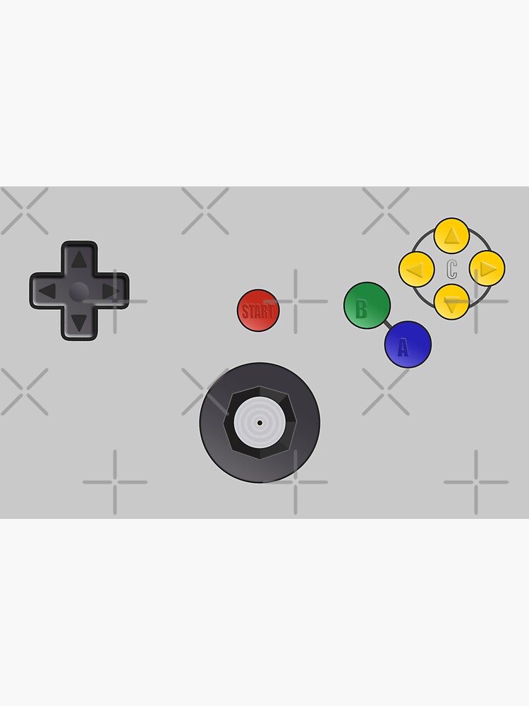 "N64 Controller" Sticker by audreyyun | Redbubble