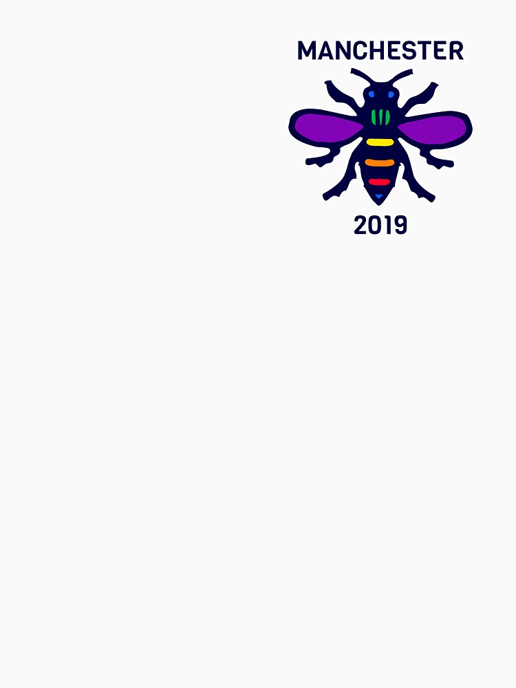"Manchester pride 2019 bee" T-shirt for Sale by mansketch | Redbubble ...