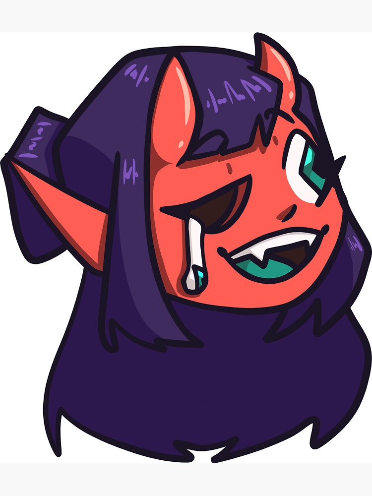 "Demon Girl Sticker" Magnet for Sale by TheMaddy | Redbubble