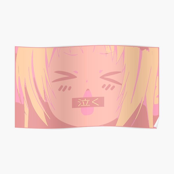 Smol Anime Girl Design Poster By The Savster Redbubble