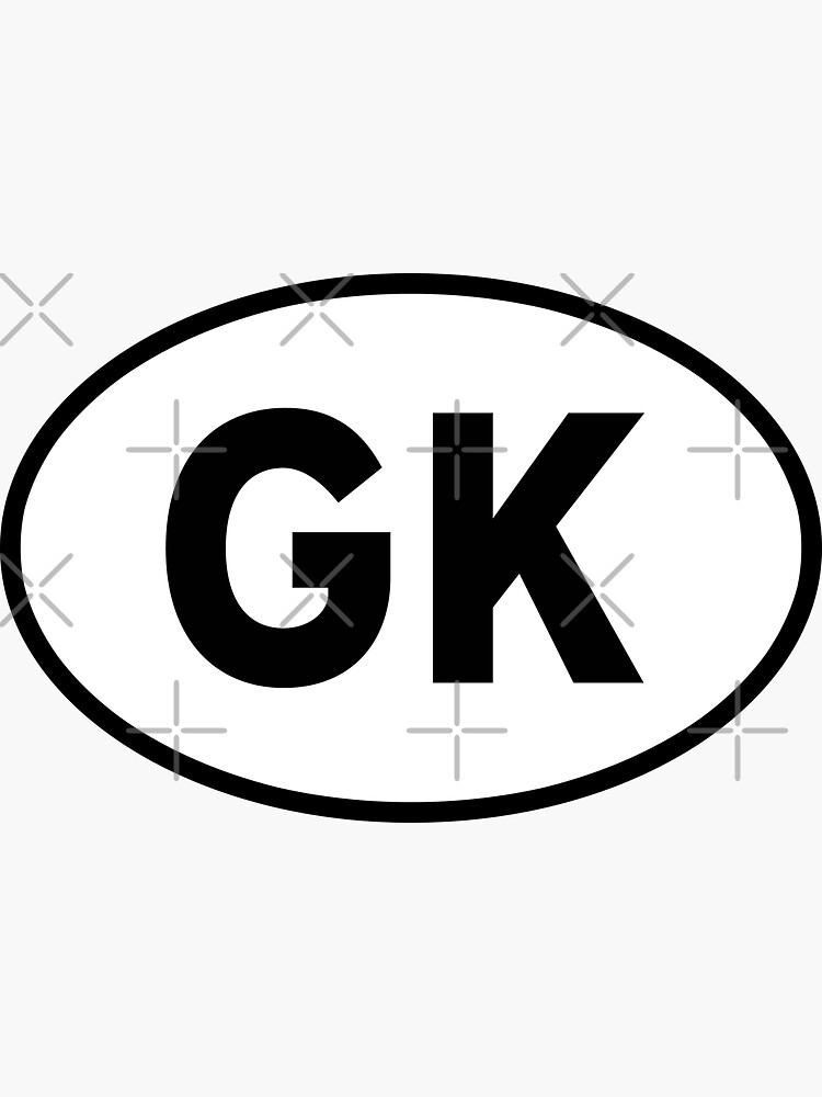 "Oval GK" Sticker for Sale by ovals2 | Redbubble