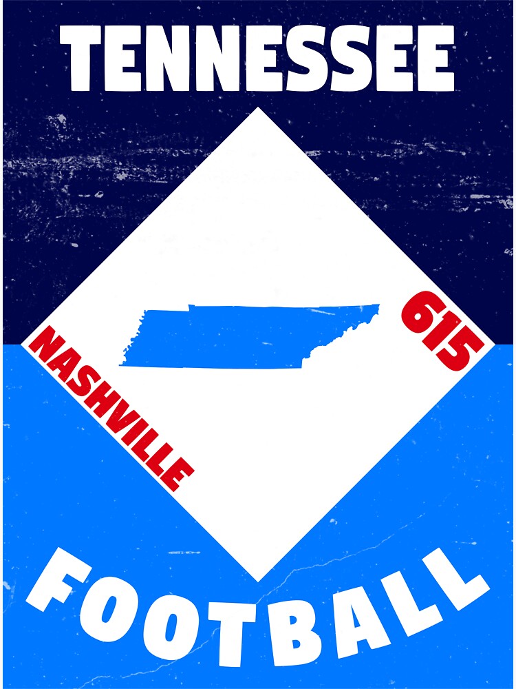 "Tennessee Football Retro Poster" Sticker for Sale by SSFootball ...
