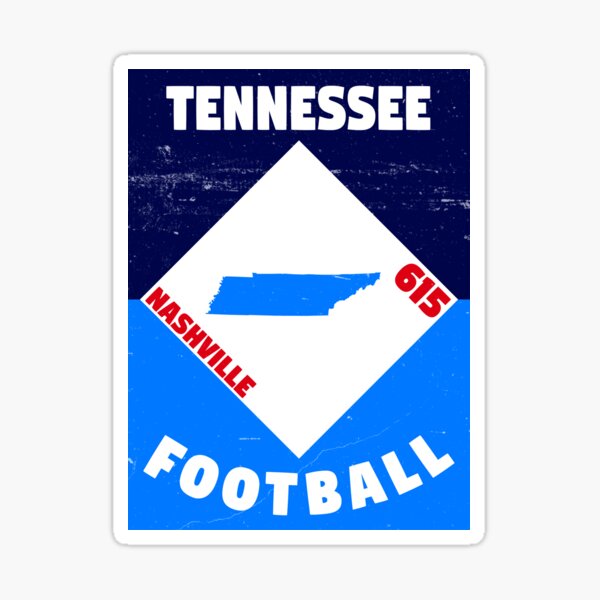 "Tennessee Football Retro Poster" Sticker for Sale by SSFootball ...