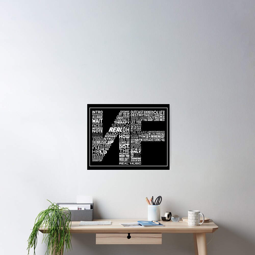 "NF - Word Collab Design (The Search)" Poster for Sale by TheDFDesigns ...