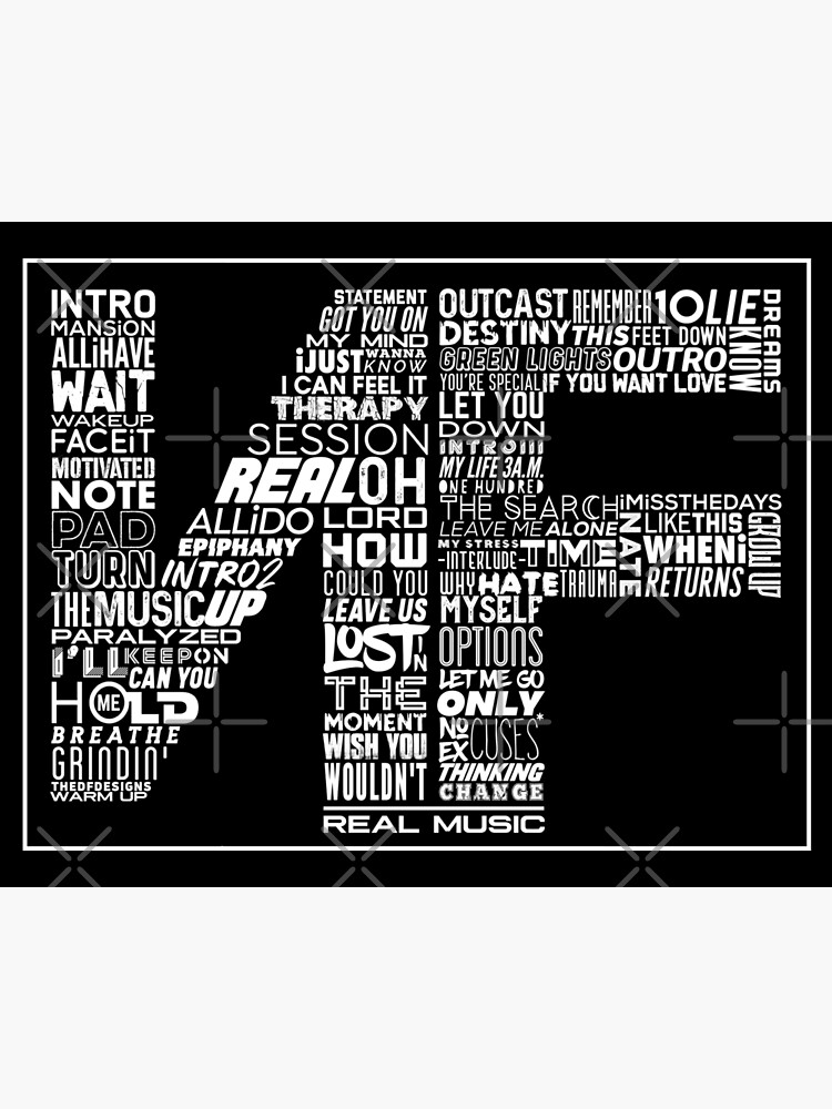 "NF - Word Collab Design (The Search)" Framed Art Print for Sale by ...
