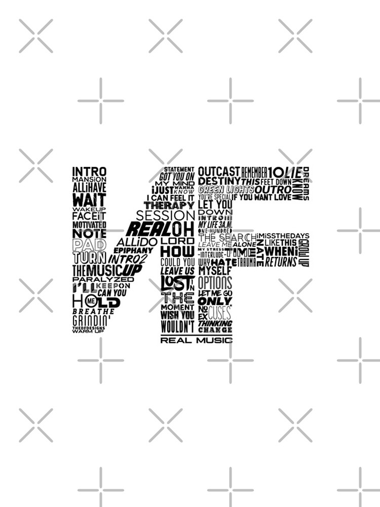 "NF - Word Collab Design (The Search)" iPhone Case for Sale by ...