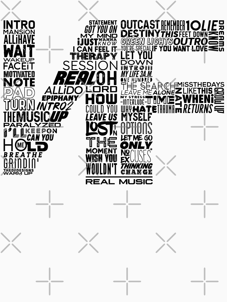 "NF - Word Collab Design (The Search)" T-shirt for Sale by TheDFDesigns ...