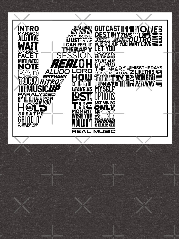 "NF - Word Collab Design (The Search)" T-shirt for Sale by TheDFDesigns ...