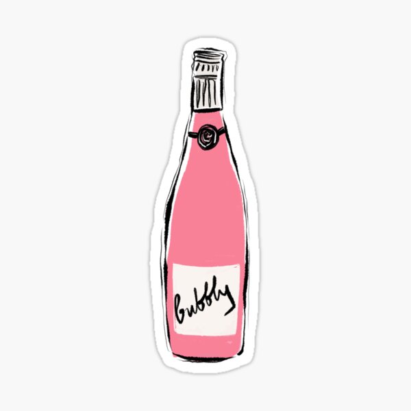 " Rose Wine" Sticker for Sale by alexaferragamo | Redbubble