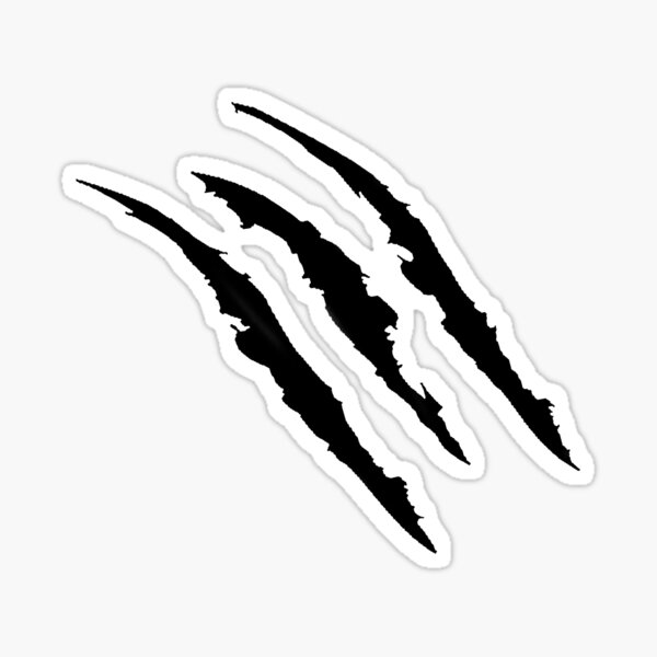 "Claw Rip Decal" Sticker by vapenayshXD | Redbubble